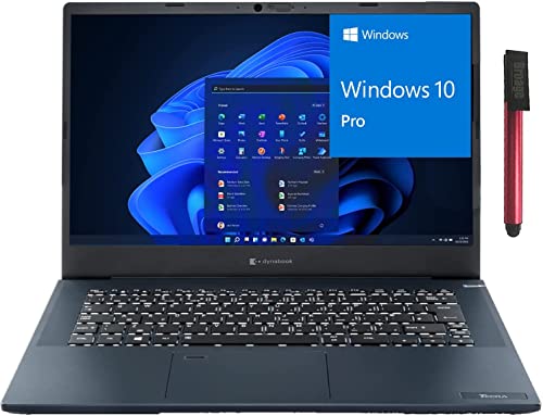 Toshiba 2022 Dynabook Tecra A40-K 14" FHD Business Laptop, 12th Gen Intel 12 Cores i5-1240P, 8GB DDR4 RAM, 256GB PCIe SSD, WiFi 6, BT 5.2, Backlit Keyboard, Windows 10 Pro, BROAG 64GB Flash Drive