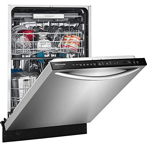 Frigidaire FGID2479SF 24" Energy Star Fully Integrated Built-In Dishwasher with 14 Place Settings 7 Wash Cycles Cycle Complete LED Floor Beam Indicator and EvenDry Drying System in Stainless Steel