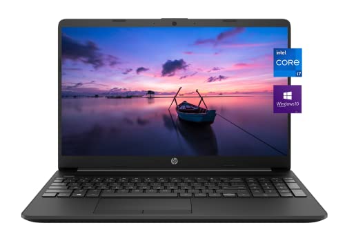 HP 15 Business Laptop, 15.6" HD Display, Intel Core i7-1165G7, Windows 10 Pro, 32GB RAM, 1TB SSD, AC Smart pin, WiFi, HDMI, Long Battery Life, Durlyfish