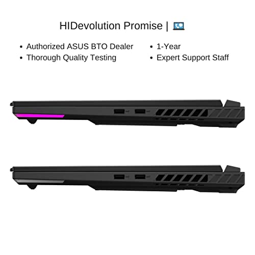 HIDevolution [2023] ASUS ROG Strix G18 G814JZ 18" QHD+ 240Hz, 2.2 GHz i9-13980HX, RTX 4080, 32 GB DDR5 RAM, 2 TB PCIe SSD, Windows 11 Home