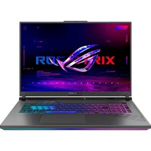 hidevolution [2023] asus rog strix g18 g814jz 18″ qhd+ 240hz, 2.2 ghz i9-13980hx, rtx 4080, 32 gb ddr5 ram, 2 tb pcie ssd, windows 11 home