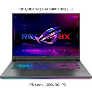 HIDevolution [2023] ASUS ROG Strix G18 G814JZ 18" QHD+ 240Hz, 2.2 GHz i9-13980HX, RTX 4080, 32 GB DDR5 RAM, 2 TB PCIe SSD, Windows 11 Home