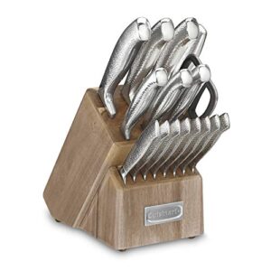 cuisinart classic stainless steel 17-piece knife block set