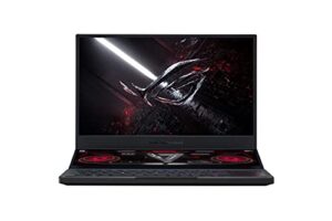 asus rog zephyrus duo se 15 gaming laptop, 15.6” 300hz ips type fhd display, nvidia geforce rtx 3060, amd ryzen 9 5980hx, 16gb ddr4, 1tb pcie ssd, per-key rgb keyboard, windows 10 home, gx551qm-es96