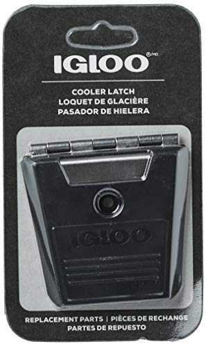 Igloo Hybrid Stainless and Plastic Latch (3.38 L x 0.57 W x 0.57 D Inches) - Black/Silver