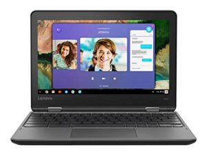 lenovo 300e chromebook 2nd gen 82ce0000us 11.6″ touchscreen 2 in 1 chromebook – hd – 1366 x 768 – amd a-series a4-9120c dual-core (2 core) 1.60 ghz – 4 gb ram – 32 gb flash memory – black