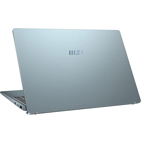 MSI Prestige 14 14" FHD Ultra Thin and Light Professional Laptop: Intel Core i5-1240P GTX 1650 16GB LPDDR4X 512GB NVMe SSD, Thunderbolt 4, MicroSD Card Reader, Win 11 Home: Blue Stone A12SC-010