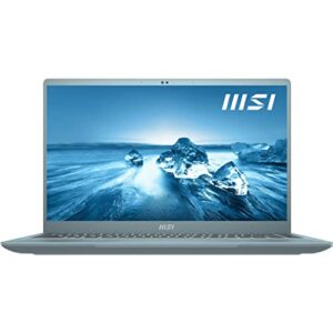 MSI Prestige 14 14" FHD Ultra Thin and Light Professional Laptop: Intel Core i5-1240P GTX 1650 16GB LPDDR4X 512GB NVMe SSD, Thunderbolt 4, MicroSD Card Reader, Win 11 Home: Blue Stone A12SC-010