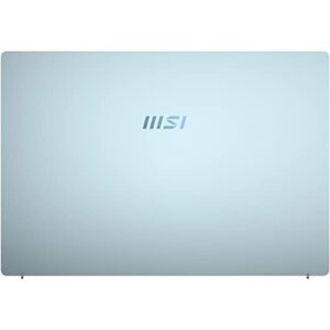 MSI Prestige 14 14" FHD Ultra Thin and Light Professional Laptop: Intel Core i5-1240P GTX 1650 16GB LPDDR4X 512GB NVMe SSD, Thunderbolt 4, MicroSD Card Reader, Win 11 Home: Blue Stone A12SC-010