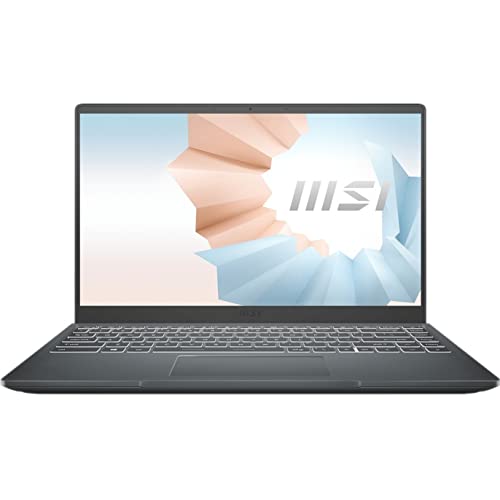 MSI Modern 15A Thin and Light Daily Laptop: 15.6" FHD 1080p, Intel Core i7-1195G7, Intel Iris Xe, 8GB, 512GB SSD, Win10, Carbon Gray (A11MU-653)