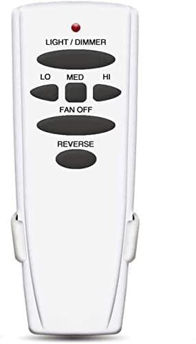 Ceiling Fan Remote Control Replacement for Hampton Bay Hunter UC7078T CHQ7078T CHQ8BT7078T L3H2003FANHD Fan-HD Fan-HD6 RR7078TR, with Reverse