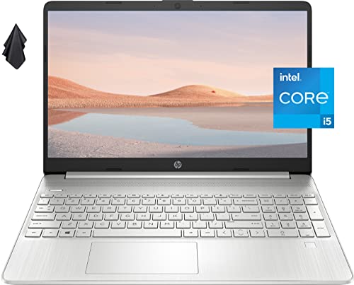 HP Pavilion 15 Laptop, 15.6" FHD IPS Anti-Glare Display, 11th Gen Intel Core i5-1135G7, Intel Iris Xe Graphics, 32 GB RAM, 1 TB PCIe SSD, Long Battery Life, Fingerprint Reader, Silver, Windows 11