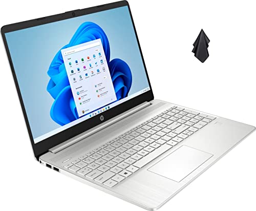 HP Pavilion 15 Laptop, 15.6" FHD IPS Anti-Glare Display, 11th Gen Intel Core i5-1135G7, Intel Iris Xe Graphics, 32 GB RAM, 1 TB PCIe SSD, Long Battery Life, Fingerprint Reader, Silver, Windows 11