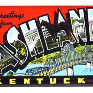 Greetings From Ashland Kentucky Fridge Magnet (2 x 3 inches)