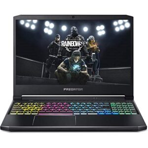 acer predator helios 300 ph315-53-781r 15.6″ full hd 144hz gaming notebook computer, intel core i7-10750h 2.60ghz, 16gb ram, 1tb ssd, nvidia geforce rtx 2060 6gb, windows 10 home, black