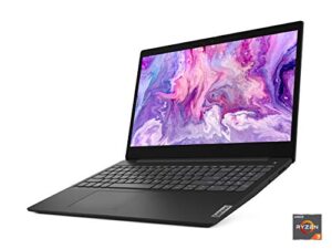 lenovo ideapad 3 15 laptop, 15.6 hd (1366 x 768) display, amd ryzen 3 3250u processor, 4gb ddr4 onboard ram, 128gb ssd, amd radeon vega 3 graphics, windows 10, 81w10094us, business black (renewed)