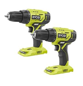 2 pack of ryobi p215 18-volt 1/2-in drill driver (bare tool) (no retail packaging)