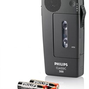 Philips LFH0388 Professional Pocket Memo, Black