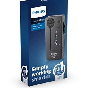 Philips LFH0388 Professional Pocket Memo, Black