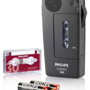 Philips LFH0388 Professional Pocket Memo, Black