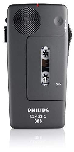 Philips LFH0388 Professional Pocket Memo, Black