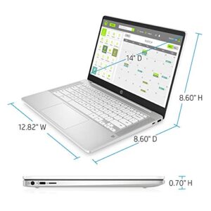 HP Chromebook 14-Inch HD Laptop, Intel Celeron N4000, 4 GB RAM, 32 GB eMMC, Chrome (14a-na0020nr, Ceramic White) (Renewed)