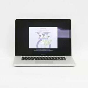 Apple MacBook Pro MD103LL/A Intel Core i7-3615QM X4 2.3GHz 4GB 500GB 15.4in, Silver (Renewed)