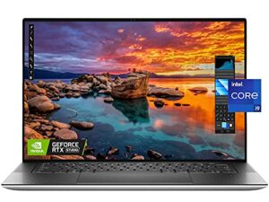 2021 newest dell xps 15 9510 laptop, 15.6″ fhd+ 500 nits display, intel i9-11900h, rtx 3050ti, 64gb ram, 2tb ssd, ir webcam, backlit keyboard, fingerprint reader, wifi 6, thunderbolt 4, win 10 home