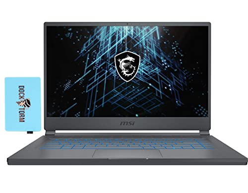 MSI Stealth 15M Gaming & Business Laptop (Intel i7-1185G7 4-Core, 32GB RAM, 1TB PCIe SSD, RTX 2060 Max-Q, 15.6" Full HD (1920x1080), WiFi, Bluetooth, Webcam, 1xHDMI, Win 10 Pro) with Hub (Renewed)