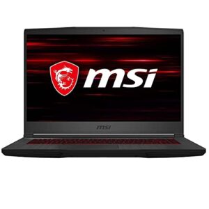 msi gf65 thin 15.6″ 120hz fhd gaming laptop intel core i7-10750h, gtx 1660ti, 8gb memory, 512gb nvme ssd, win10 (10sdr-1273)