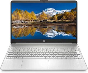 hp 2022 15” hd ips laptop, windows 11, intel pentium 4-core processor up to 3.0ghz, 8gb ram, 256gb ssd, hdmi, super-fast 6th gen wifi, dale silver (renewed)