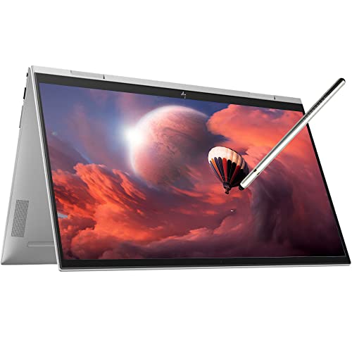 HP Envy x360 2-in-1 15.6" Touchscreen Laptop, Intel Core i5-1135G7, Intel Iris Xe Graphics, 16GB DDR4 RAM, 512GB PCIE SSD, Backlit Keyboard, Fingerprint, Stylus Pen, Win 11 Home, Silver