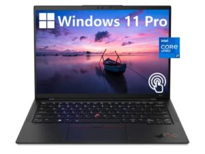 lenovo thinkpad x1 carbon gen 10 business laptop, 14″ wuxga ips touchscreen, core i7-1270p vpro processor, windows 11 pro, 32gb ram, 1tb ssd, wifi, bluetooth, webcam, long battery life, durlyfish