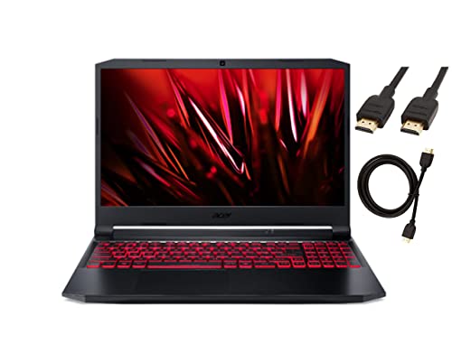 Acer Nitro 5 15.6" FHD 144Hz IPS Display Gaming Laptop | AMD Ryzen 5 5600H | NVIDIA GeForce RTX 3060 | 16GB RAM | 512GB SSD +1TB HDD| Backlit Keyboard | Windows 11 | with HDMI Cable Bundle