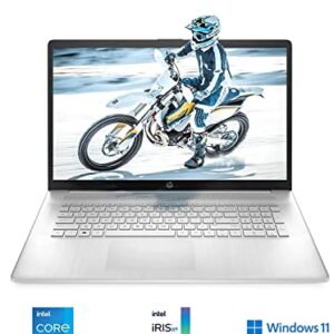 HP 2023 17.3" HD+ (1600 x 900) Touchsreen Laptop, Intel Core i5-1135G7 Quad-Core Processor, 16GB RAM, 1TB SSD, Backlit Keyboard, HDMI, Wi-Fi 6 (2x2), Bluetooth, Windows 11, Silver, W/ IFT Accessories