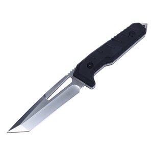 MASALONG Fixed Blade Hunting Camping Knives EDC Tactical D2 Steel Blade Outdoor Heavy Duty Knife