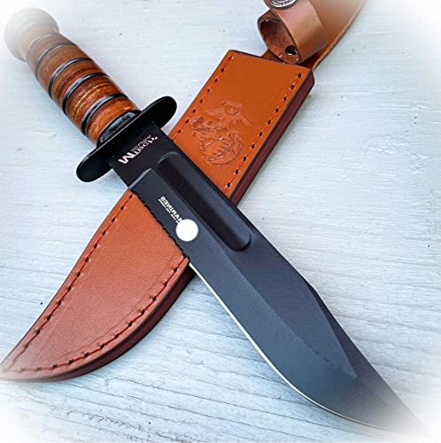 New 12" Military Tactical Hunting Marines FIXED Blade Survival Bowie Knife Camping Outdoor Pro Tactical Elite Knife BLDA-0990