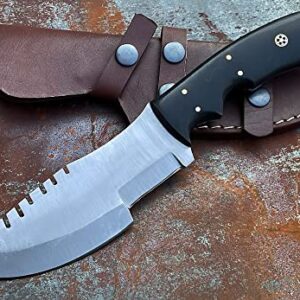 Custom Handmade High Carbon 11 Inch Tracker Knife Tactical Knife EDC Micarta Handle