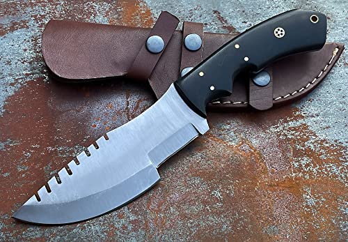 Custom Handmade High Carbon 11 Inch Tracker Knife Tactical Knife EDC Micarta Handle