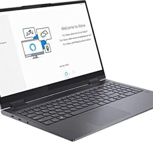 Lenovo Yoga 7i 2-in-1 15.6-inch FHD Touchscreen Premium Laptop PC, Intel Quad-Core i5-1135G7, Intel Iris Xe Graphics, 8GB DDR4 RAM, 256GB SSD, Backlit Keyboard, Windows 10 Home 64 bit, Gray