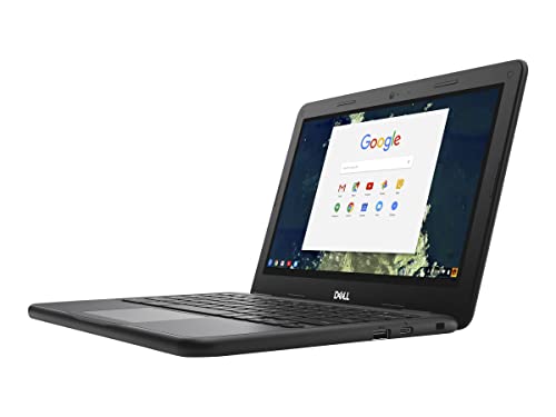 Dell Chromebook 11 5190 Intel Celeron N3350 X2 1.1GHz 4GB 16GB 11.6in, Black (Renewed)