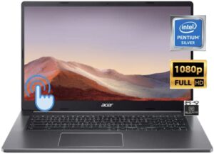 acer 2023 flagship chromebook light laptop, 17.3″ fhd ips touchscreen, 4-core intel pentium n6000 (upto 3.3ghz), 8gb ram, 64gb emmc, hd webcam, wifi 6, 10+ hour battery, chrome os+hubxcelaccessory