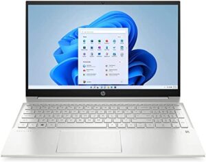 hp pavilion 15.6″ touchscreen full hd laptop – amd ryzen 7 5825u – 1920 x 1080 – windows 11 notebook 15-eh2085cl 16gb ram 512gb ssd, natural silver (renewed)