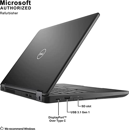 Dell Latitude 5490 Business Laptop 14" FHD (1920 x 1080) Display, Intel 1.7 GHz Core i5-8350U, 16GB RAM 960GB SSD, HDMI, USB-C, Webcam, Windows 10 Pro (Renewed)