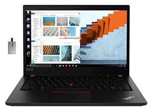 lenovo 2022 thinkpad t14 14″ wqxga fhd ips 300 nits business laptop, intel core i5-1235u, 16gb ram, 512gb pcie ssd, backlit keyboard, fingerprint reader, win 10 pro, black, 32gb snowbell usb card