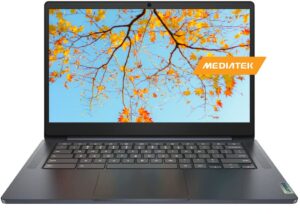 lenovo flagship ideapad 3 14inch hd chromebook, mediatek mt8183 (8 cores, up to 2ghz), 4gb ddr4 ram, 64gb emmc + 128gb sd card, webcam, wifi 5, usb-a&c, all day battery life, chrome os