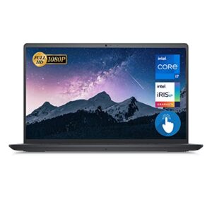 dell inspiron 15 3000 series 3520 laptop, 15.6″ fhd touchscreen, 12th gen intel core i7-1255u, 16gb ram, 512gb pcie ssd, webcam, hdmi, wi-fi 6, windows 11 home, black (renewed)