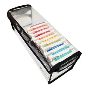 Totally-Tiffany EZ2O Leanne Buddy Bag - Organizes All Craft Supplies - 3 Pack, 12.5 x 4.5 x 4.5 Inches