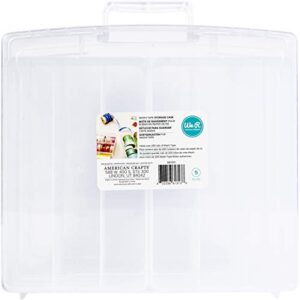 we r memory keepers clear washi storage bin