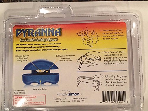 New! Pyranna Plastic Package Opener, Safely Open Packages! As Seen on TV! 2016! ;supply_from:morenoprince